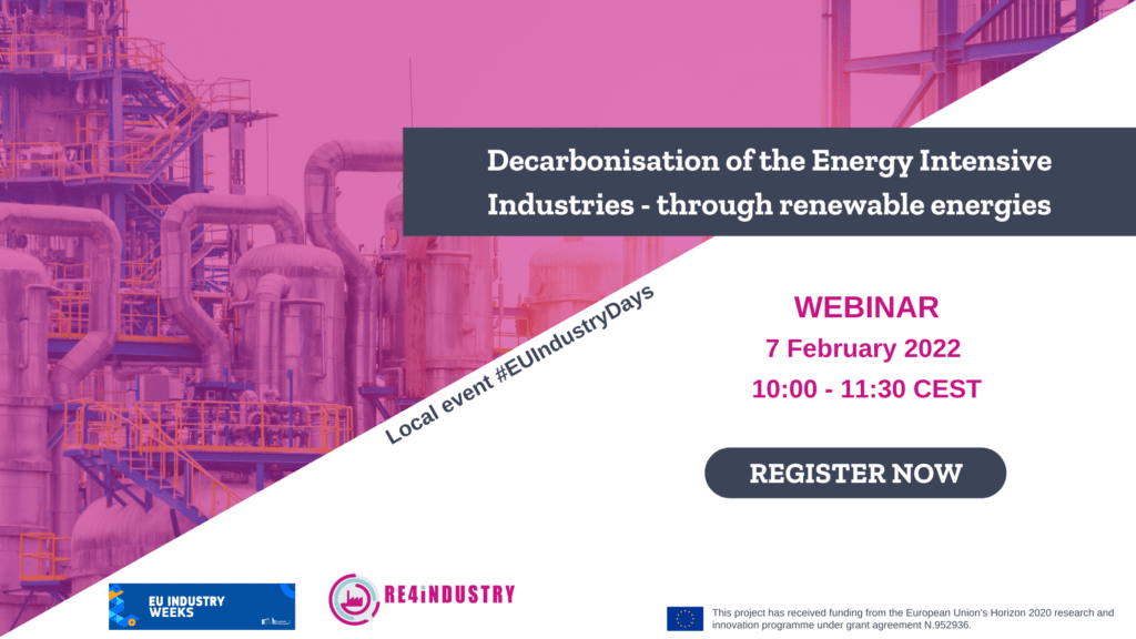 Decarbonisation of the Energy Intensive Industries through renewables ...